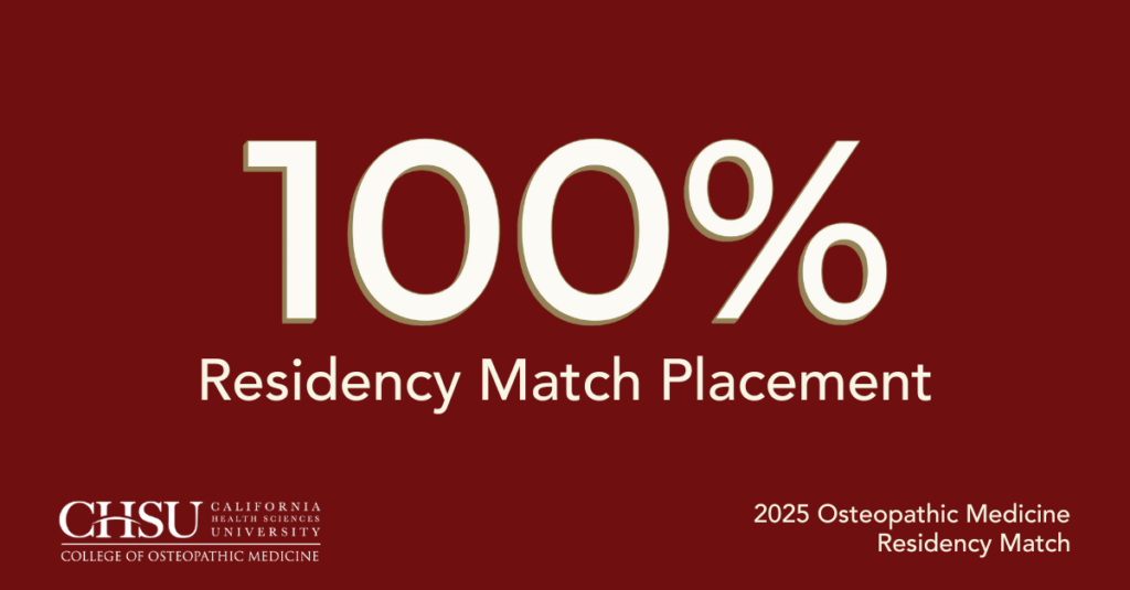CHSU Celebrates 100% Residency Match Rate Again for Second Cohort of ...