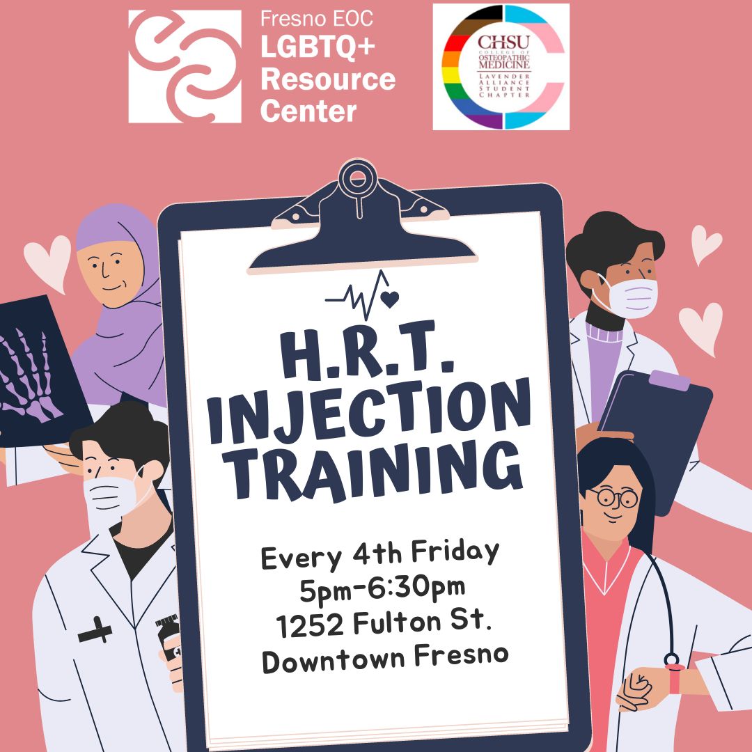 Lavender Alliance Provides Local Hormone Replacement Therapy Injection Training - California ...