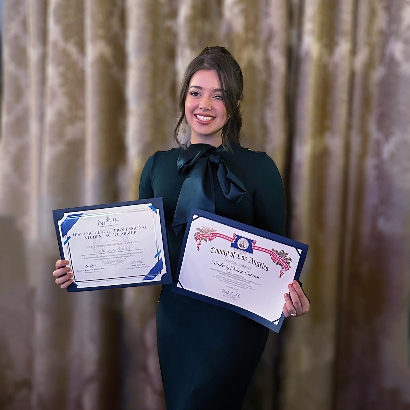 CHSU Medical Student Receives National Hispanic Health Foundation Scholarship